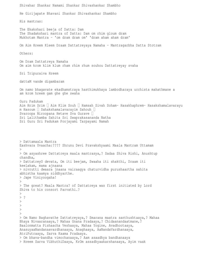 Datta | PDF