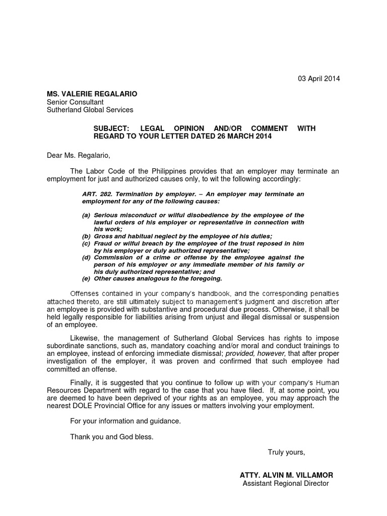 Sample Letter | PDF | Career & Growth