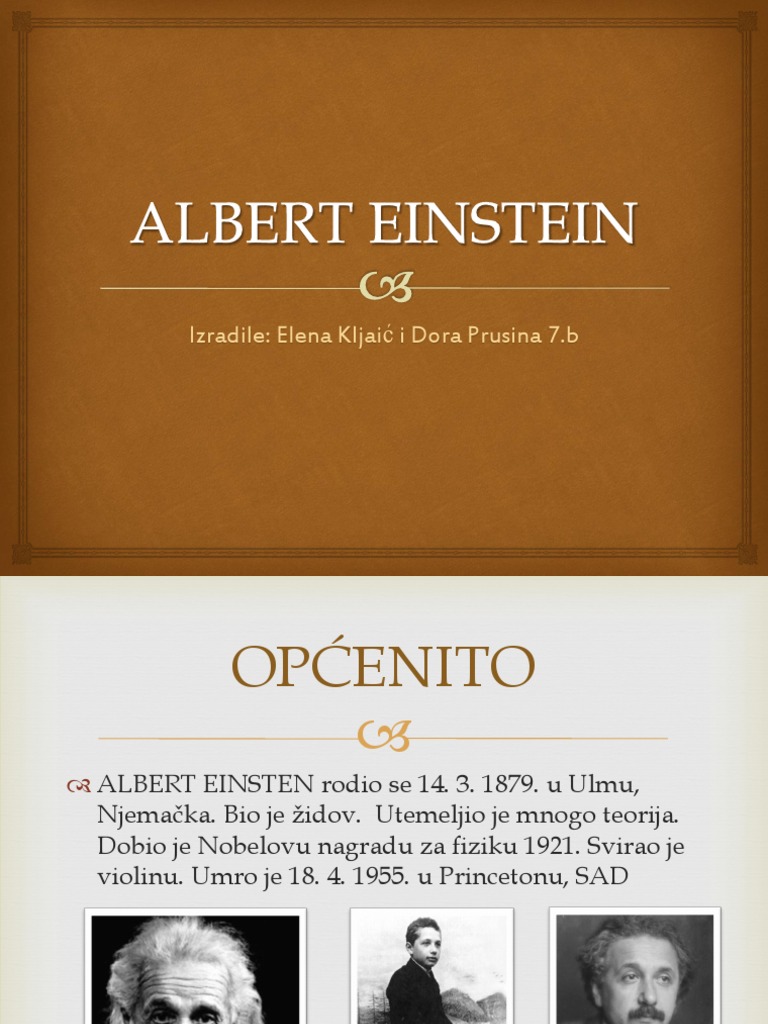 Albert Einstein | PDF