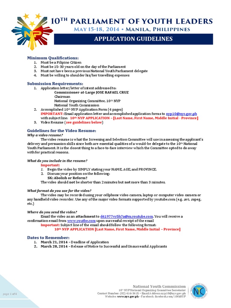 Revised Application Form V3 | PDF | Facebook | Email