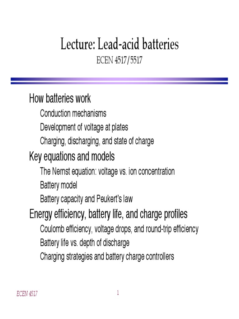 Battery | PDF | Home & Garden | Science & Mathematics