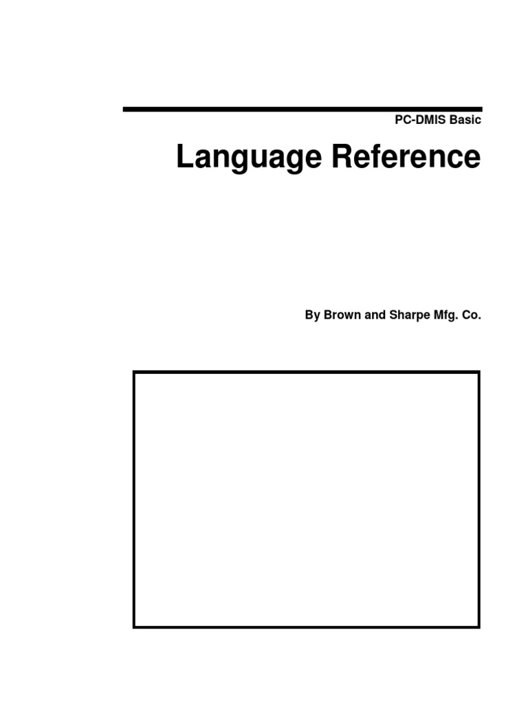 PC Dmis Basic PDF | PDF | Subroutine | String (Computer Science)