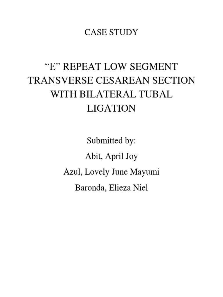 Case Study - CS With BTL | PDF | Ovary | Luteinizing Hormone
