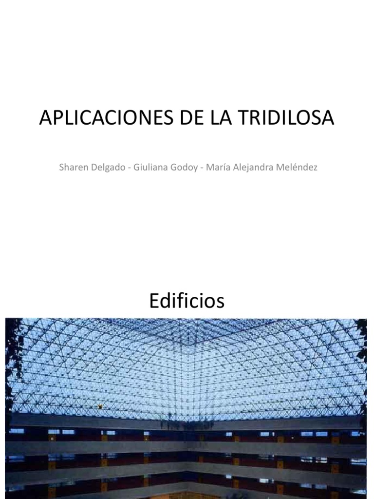 Aplicaciones de La Tridilosa | PDF