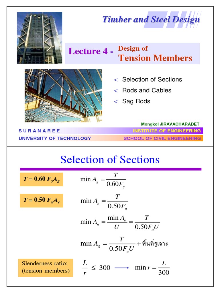 L04 Tension Design | PDF