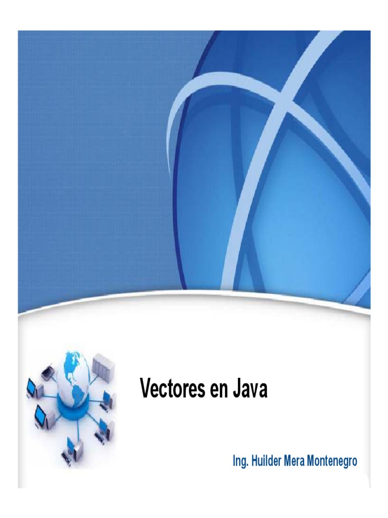 Vectores Java | Estructura de datos de matriz | Java (lenguaje de ...