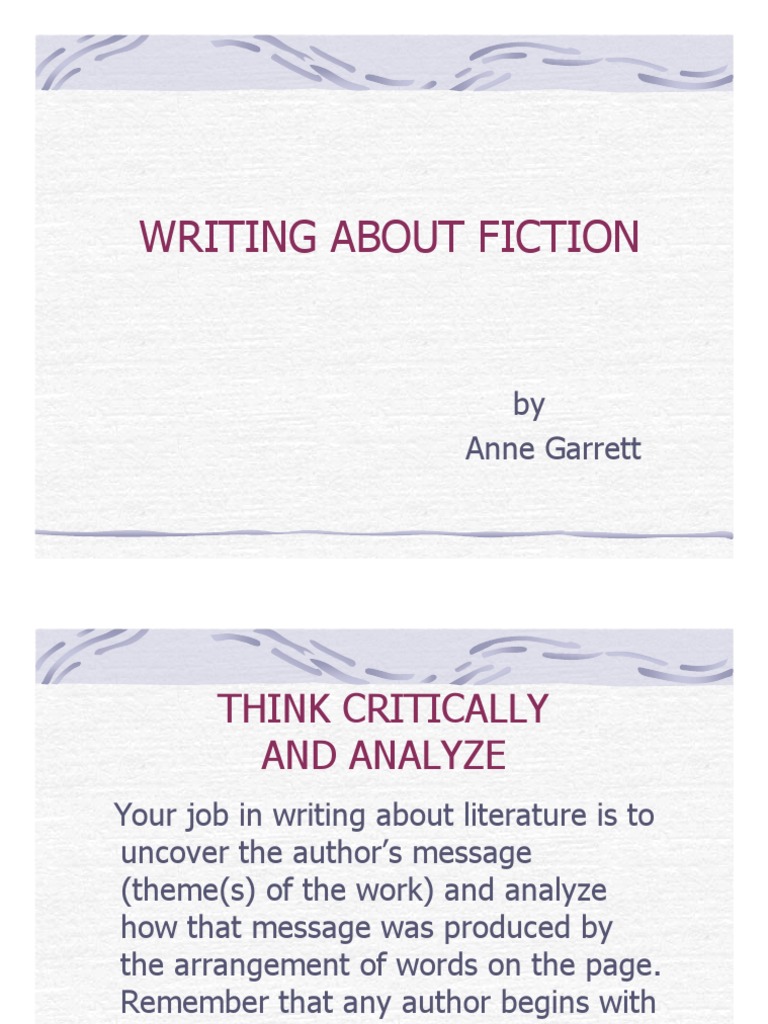 An In-Depth Guide to Analyzing Literary Works: Focusing on Theme ...