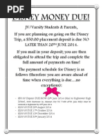 Disney Budget | PDF