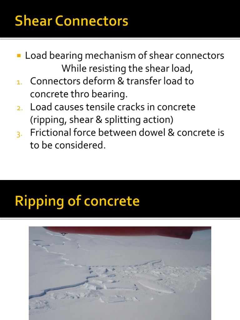 Shear Connectors | PDF | Strength Of Materials | Concrete