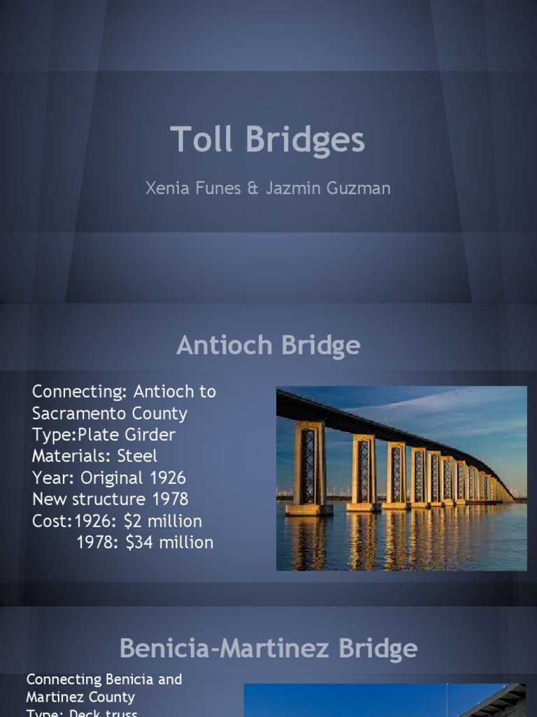 Toll Bridges | PDF | Technology & Engineering