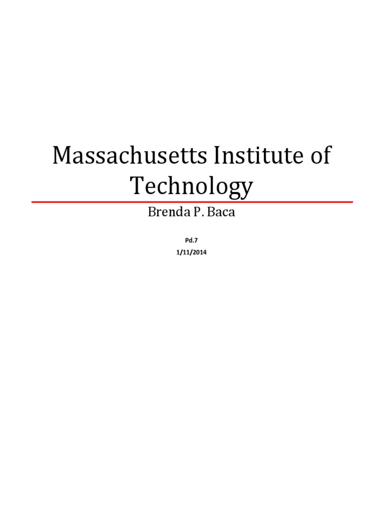 mit paper | Massachusetts Institute Of Technology | Meal