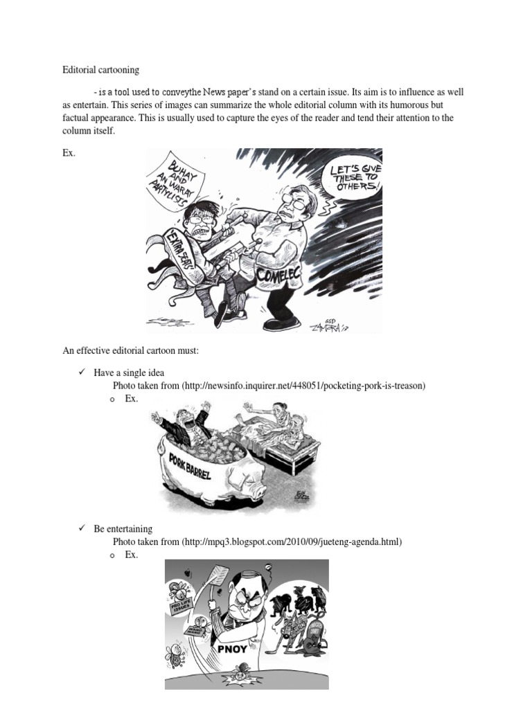 Editorial Cartooning | PDF | Human Overpopulation | Relationship ...