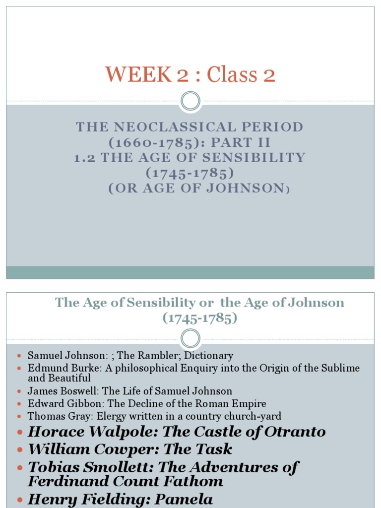 Week 2 Class 2 | Download Free PDF | English Language Literature | Novels