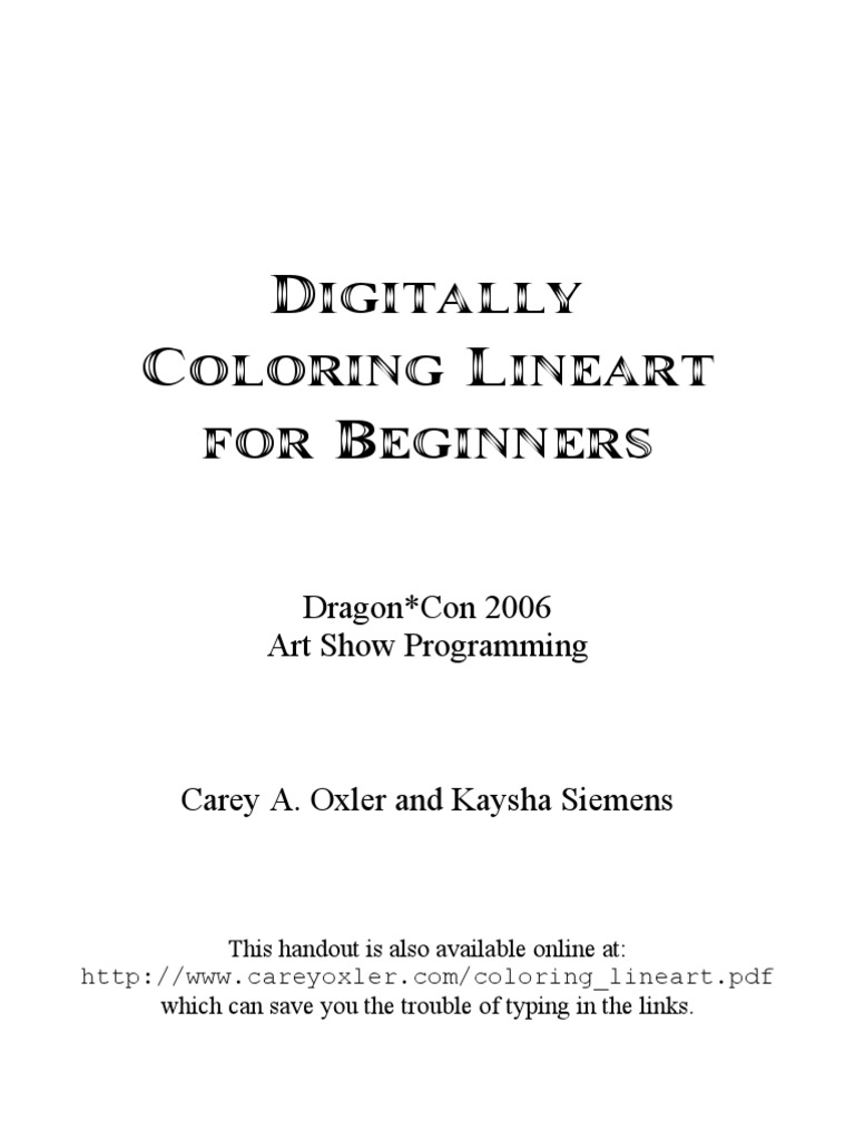 Coloring Lineart | Download Free PDF | Adobe Photoshop | Graphics