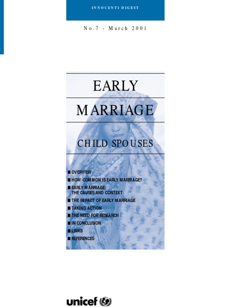 Early Marriage | PDF | Social Science