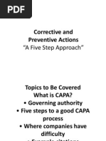 CAPA Form Example | PDF | Quality Assurance | Production And Manufacturing