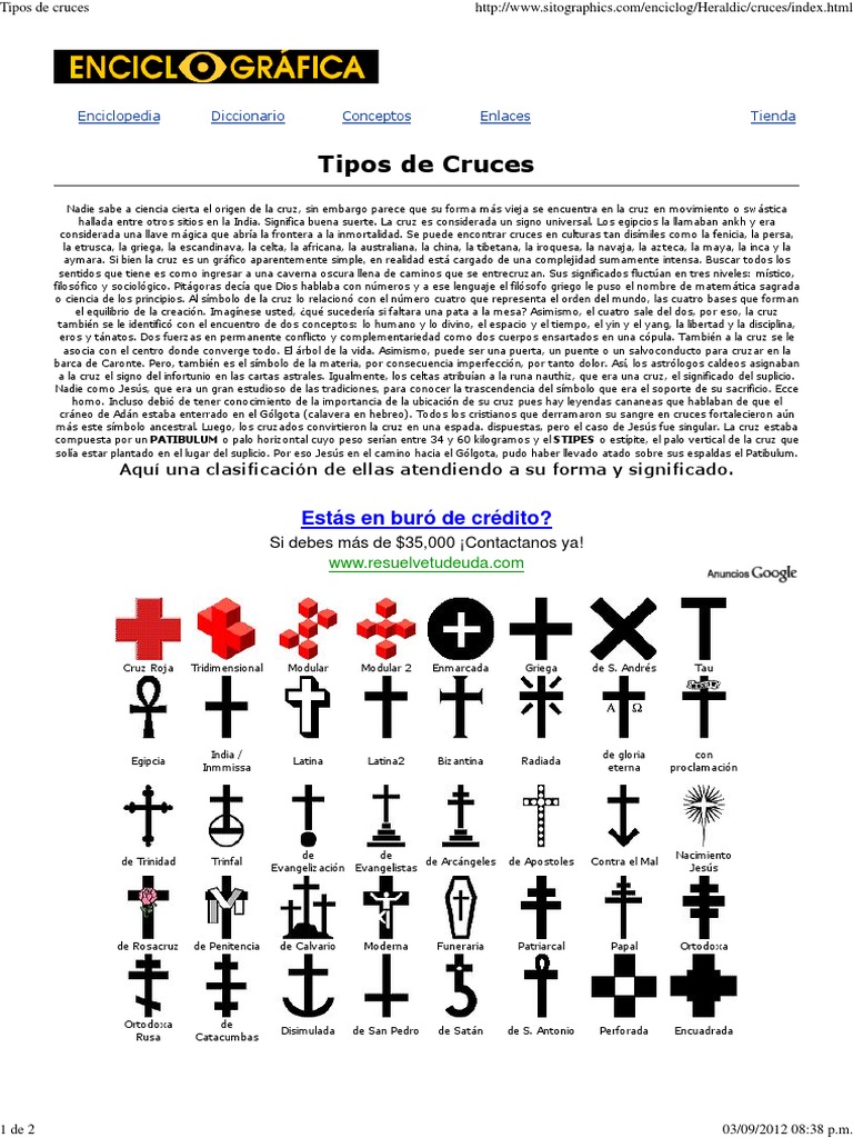 Tipos de Cruces | PDF | Science | Ciencia (general)