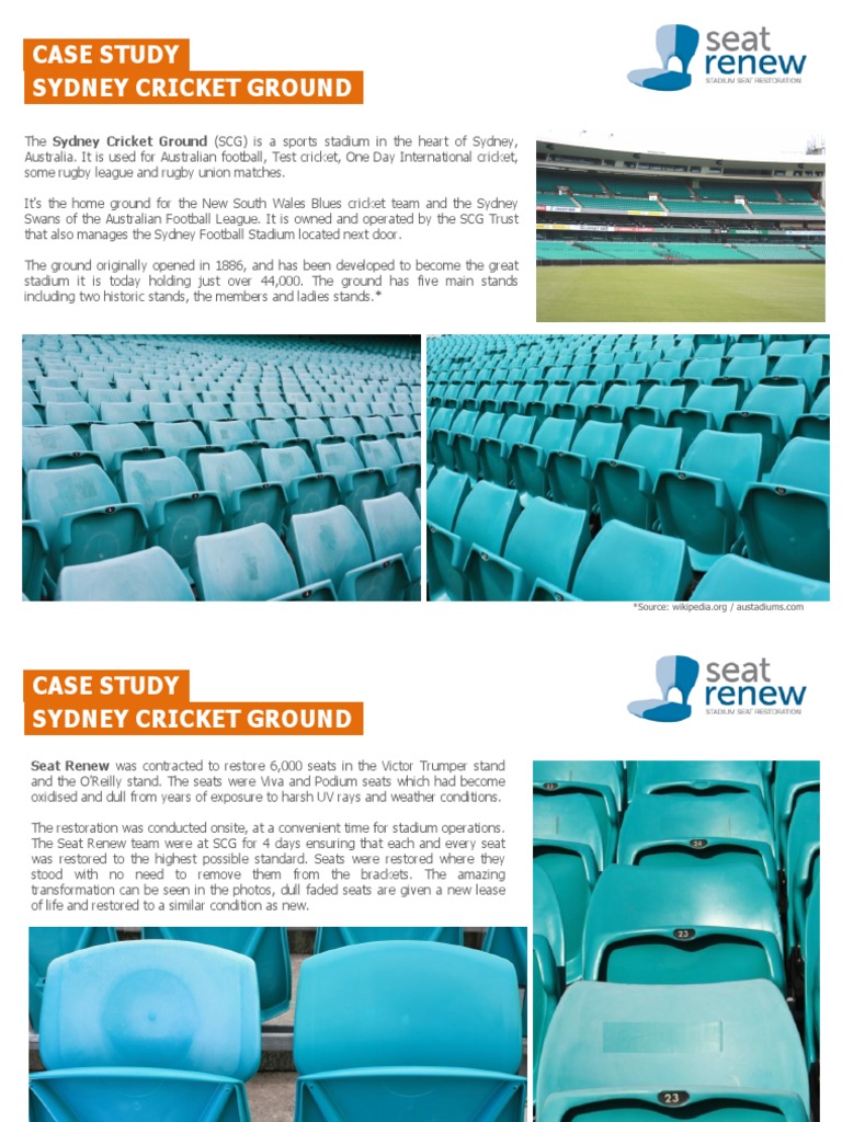 Sydney Cricket Ground Case Study | Cricket | Stadium | Free 30-day ...