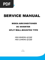 Midea SERVICE MANUAL PDF | PDF | Hvac | Air Conditioning