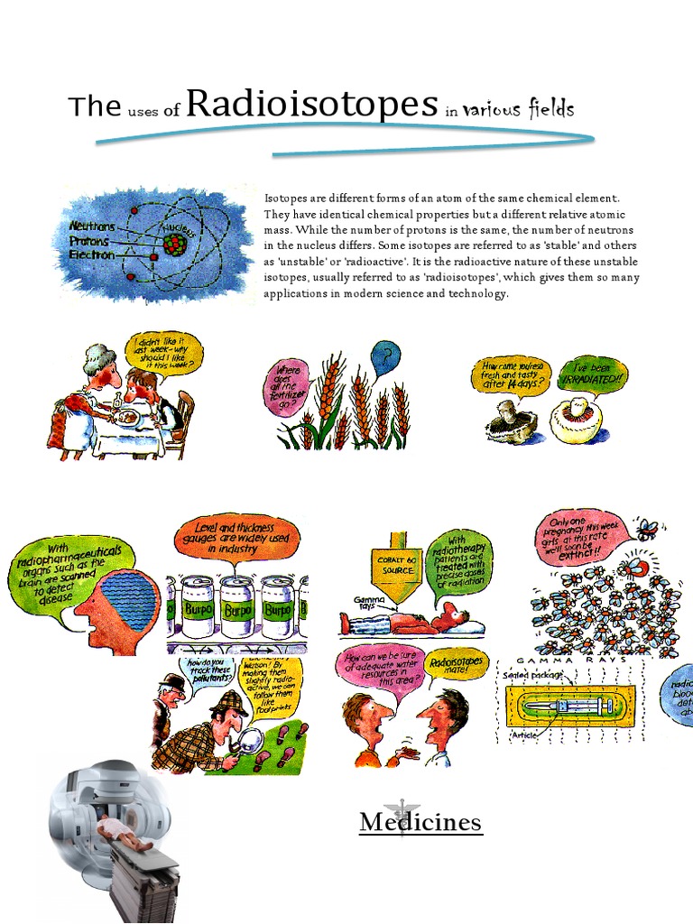 The Uses of Radioisotopes | PDF | Radioactive Tracer | Radionuclide