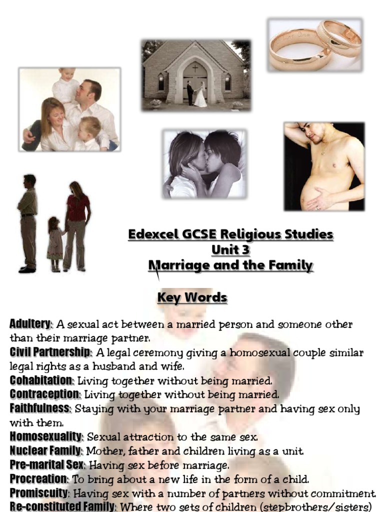 Revision Unit 3 Marriage & Family Life - IGCSE Religious Studies | PDF ...