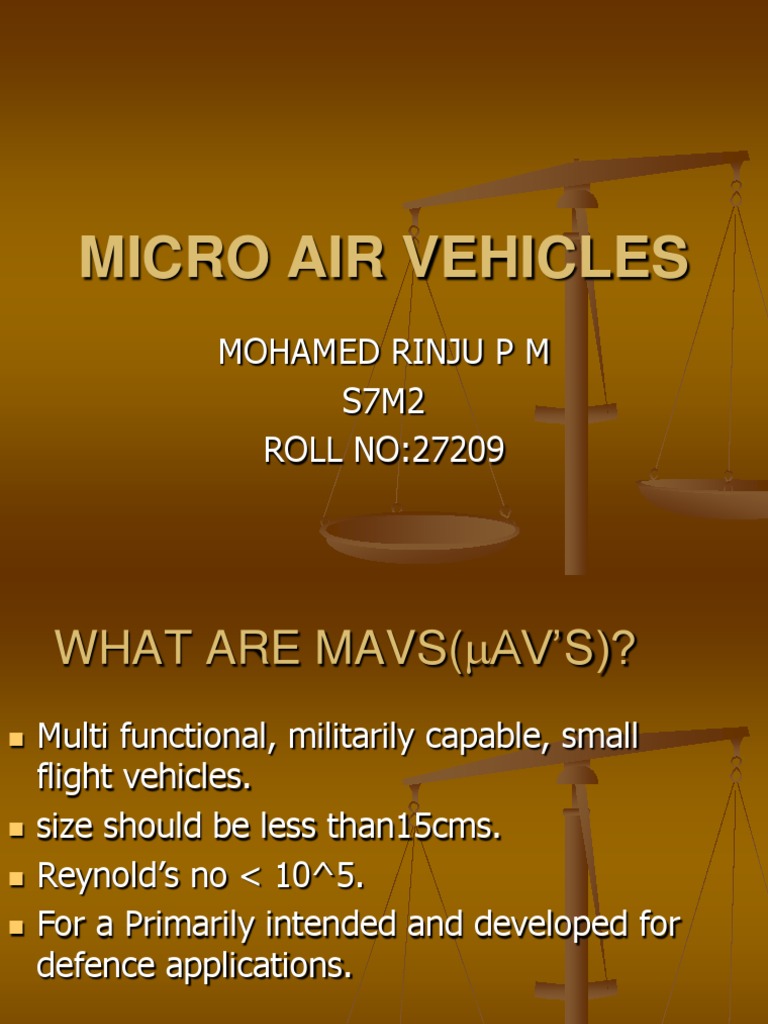Micro Air Vehicles | PDF | Flight | Lift (Force)