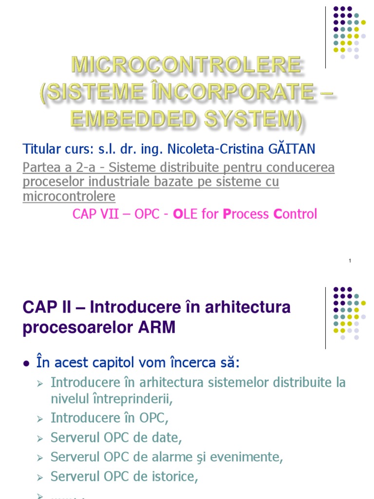 Titular Curs: S.L. Dr. Ing. Nicoleta-Cristina GĂITAN | PDF | Component Object Model | Object ...