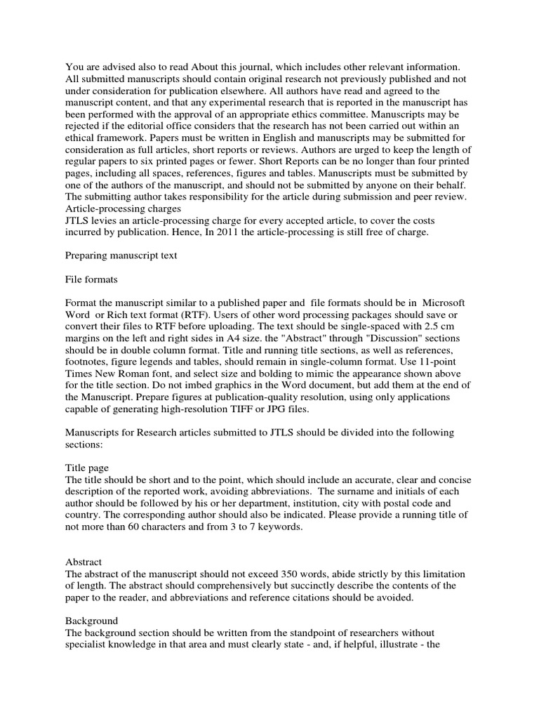 Cara Buat Jurnal | Abstract (Summary) | File Format