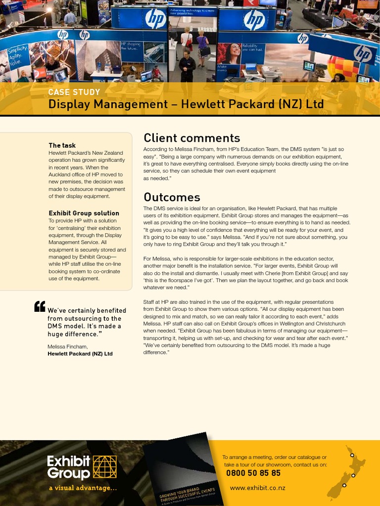 Dms HP Case Study1 | PDF | Hewlett Packard | Computing