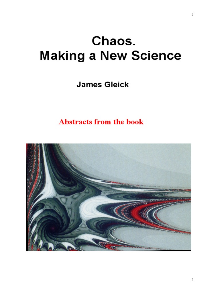 Chaos. Making a New Science James Gleick | Chaos Theory | Fractal