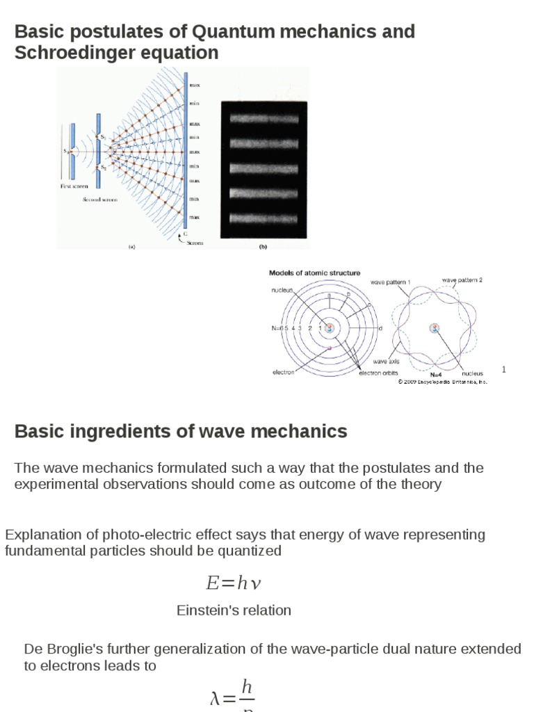 Quantum Mechanics Basics | Download Free PDF | Wave Function ...