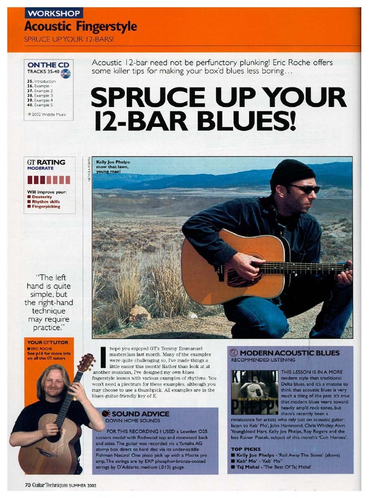 Eric Roche 12 Bar Blues | PDF | Classicism | Classical And Art Music ...