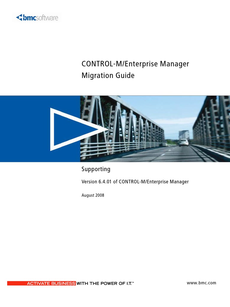 Control M em Migration | PDF | Installation (Computer Programs) | Command Line Interface