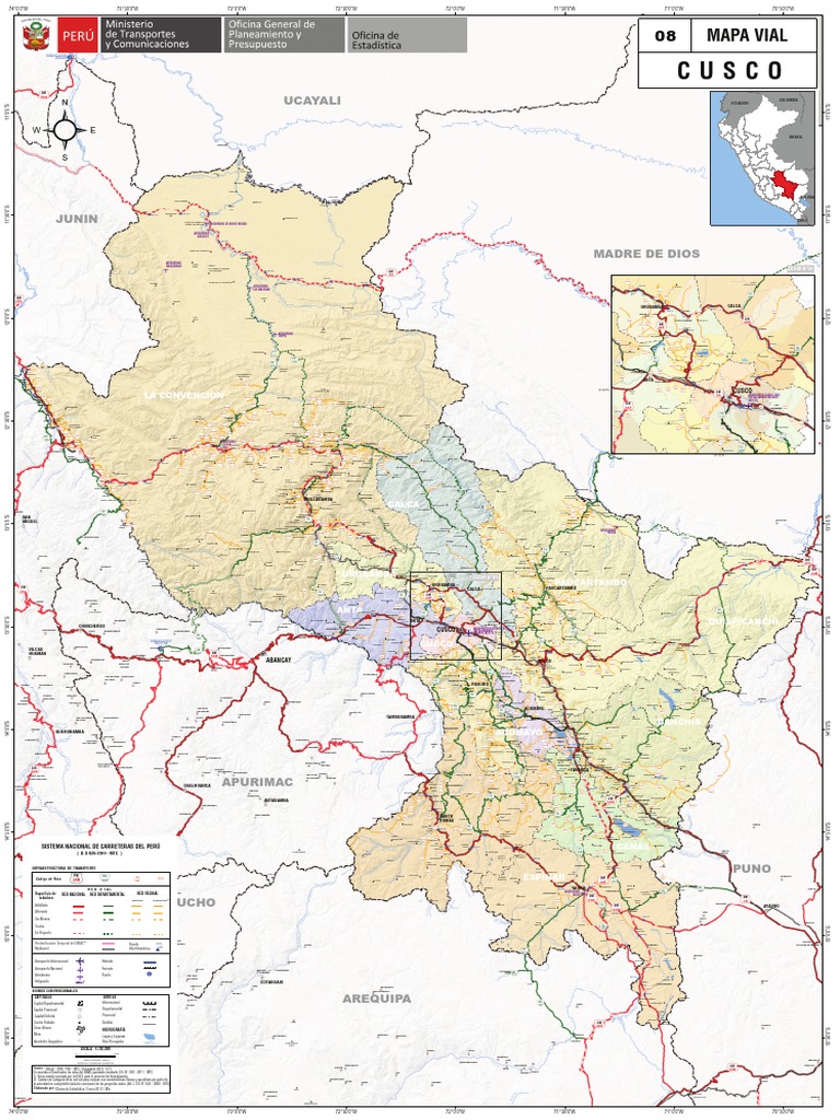 Mapa Vial de Cusco | PDF