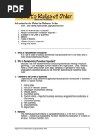 Parliamentary Procedure Cheat Sheet | PDF | Meetings | Constitutional Law