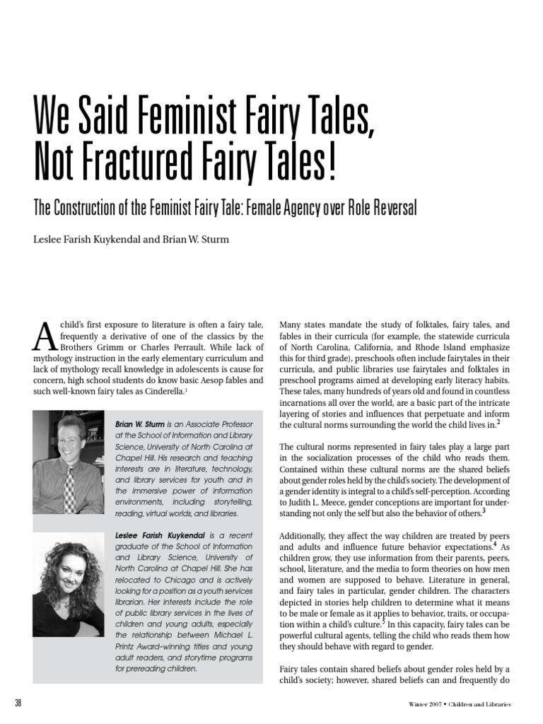 Feminist Perspectives on Fairy Tales | PDF | Fairy Tales | Gender Role
