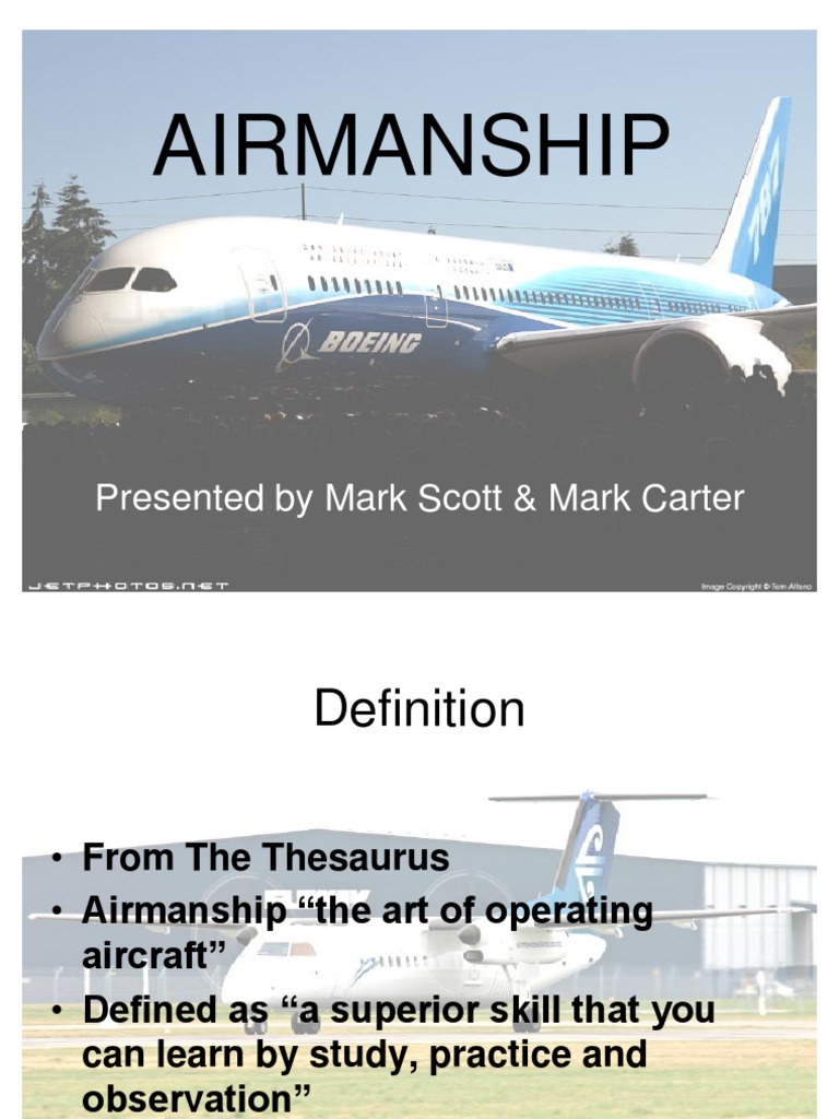 Airmanship: Skills and Principles Guide | PDF