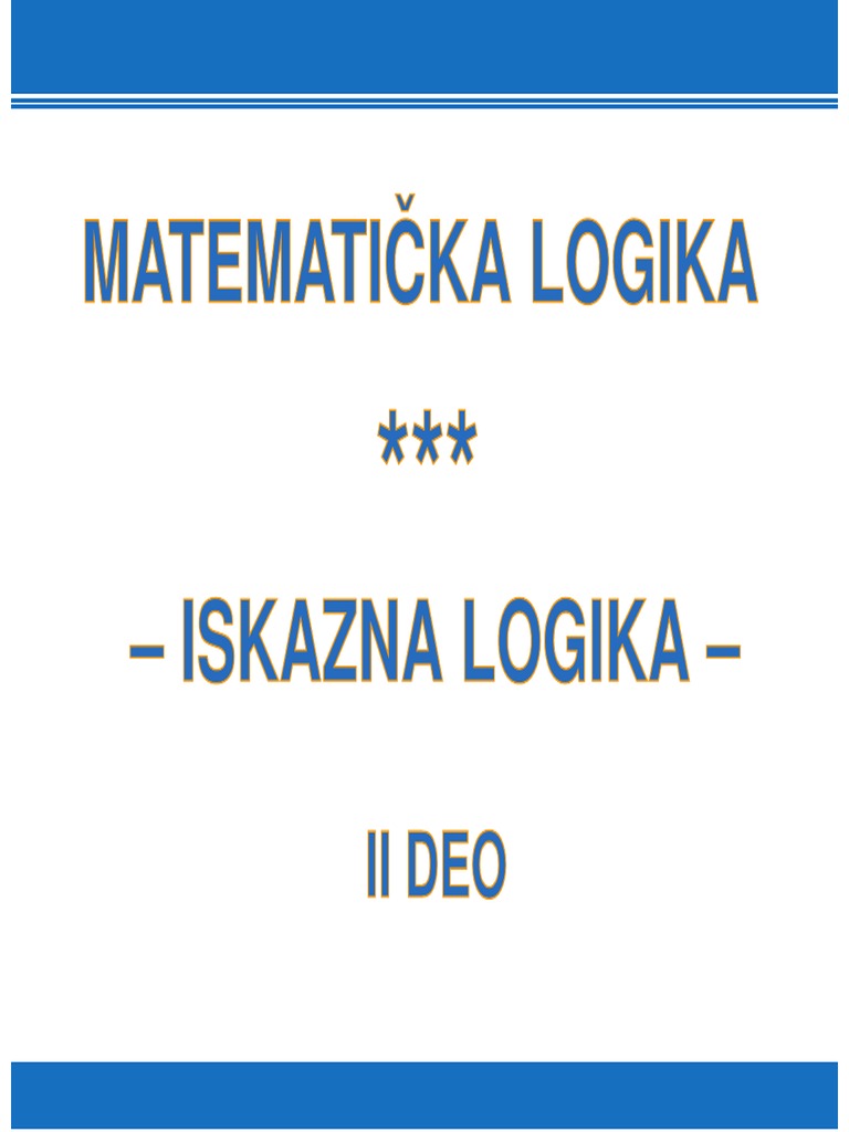 Tautologija | PDF
