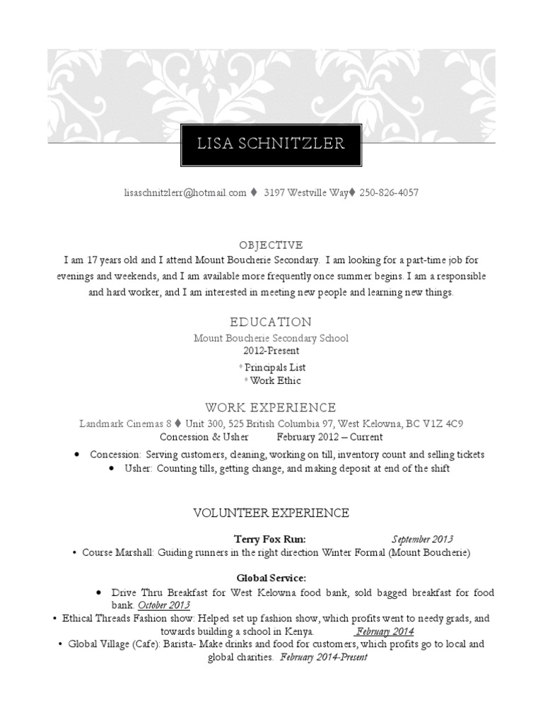 Lisa Resume 2014 | PDF