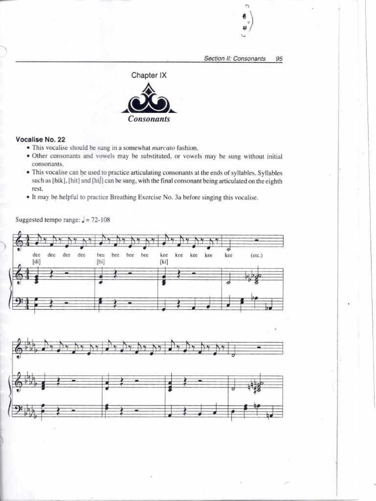 Vocal Warm Ups | PDF | Singing | Consonant