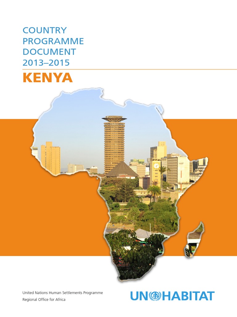 UN-Habitat Country Programme Document - Kenya | PDF | United Nations ...