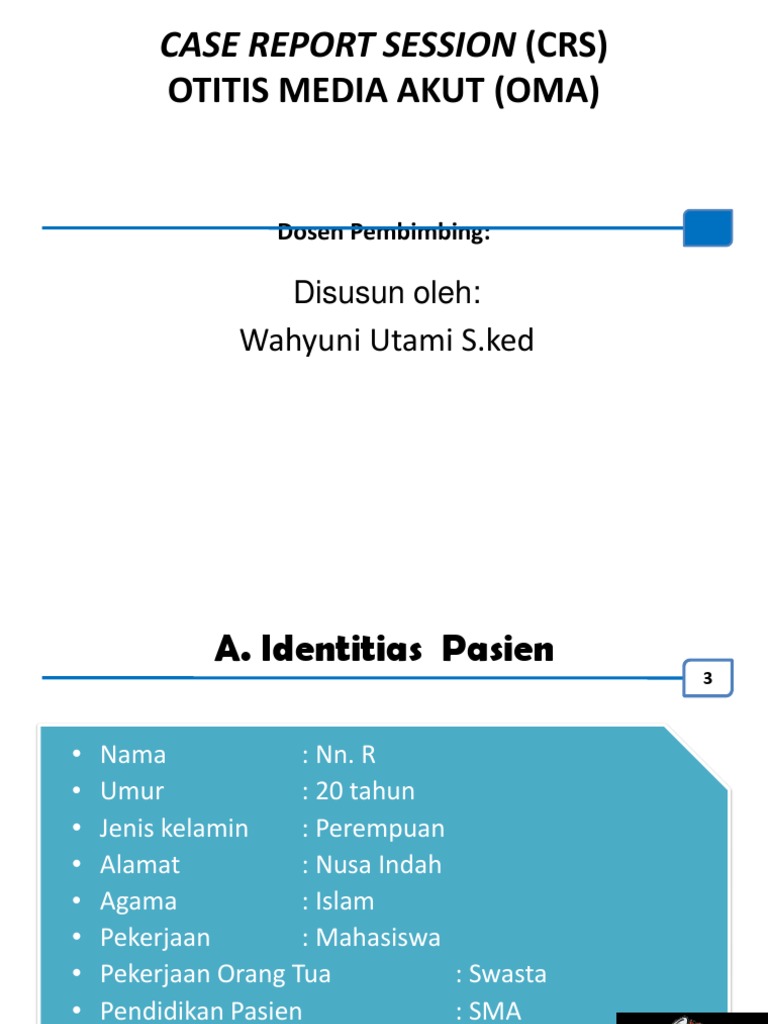 Otitis Media Akut dengan Retraksi Suprasternal | PDF