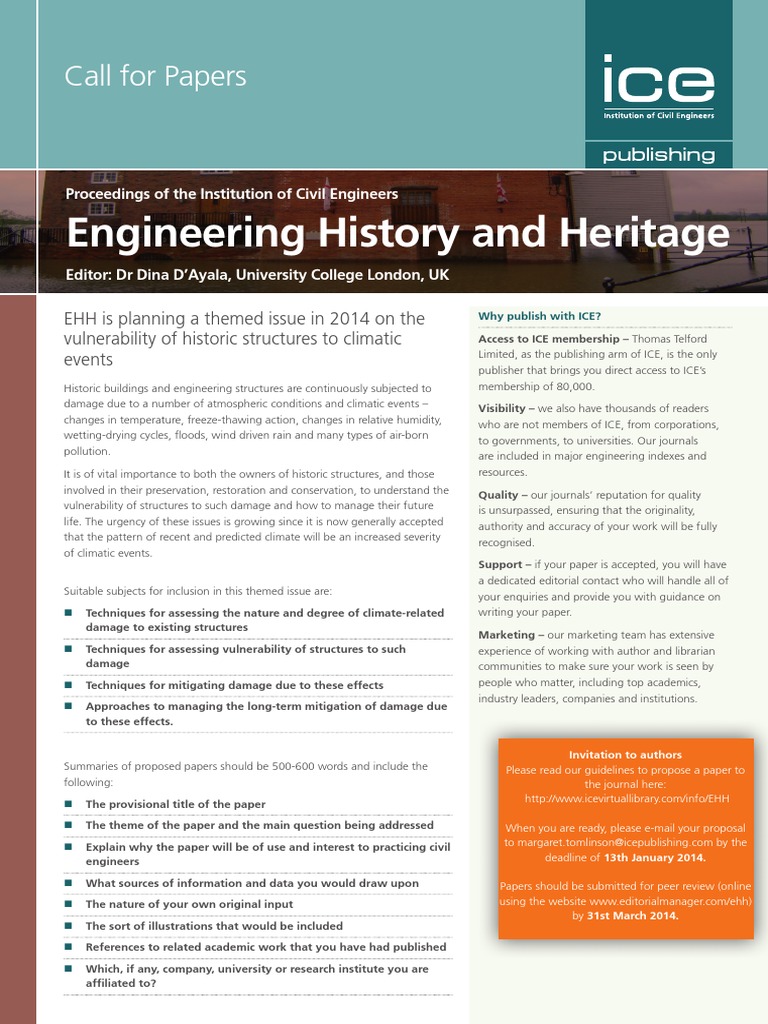 Call for Papers: Assessing Vulnerability and Mitigating Climate-Related ...