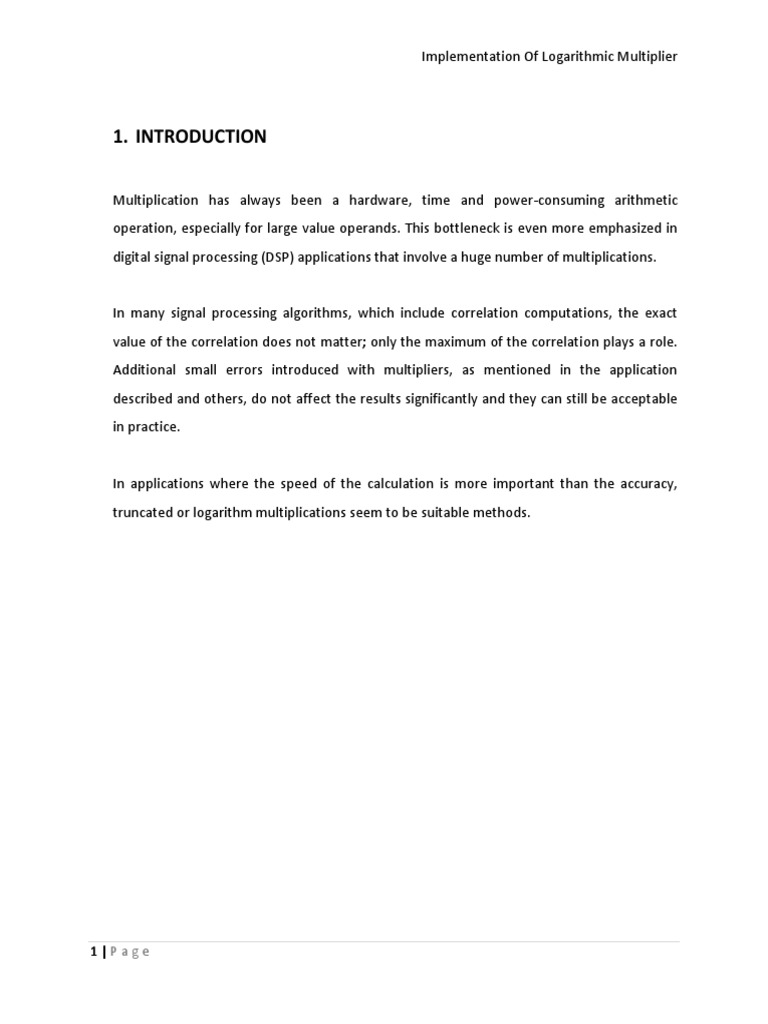 Logarithmic Multiplier | Logarithm | Multiplication