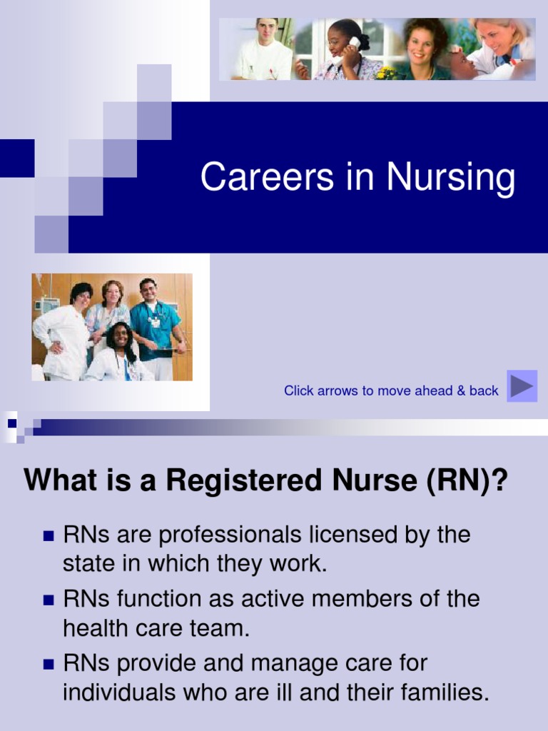 Careers in Nursing Presentation | PDF | Nursing | Nurse Practitioner