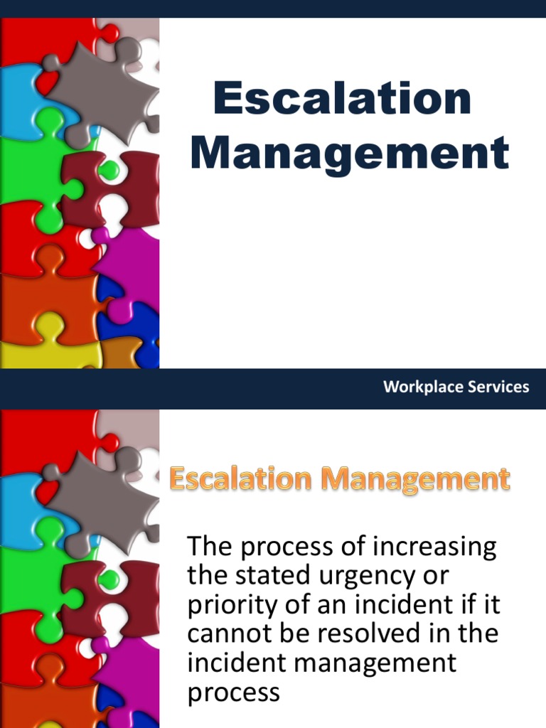 ITIL Escalation Management Process | PDF | Business | Computers
