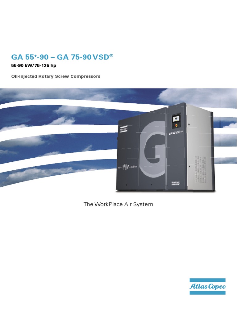 GA55 90GA75 90VSD - en | PDF | Gas Compressor | Engines