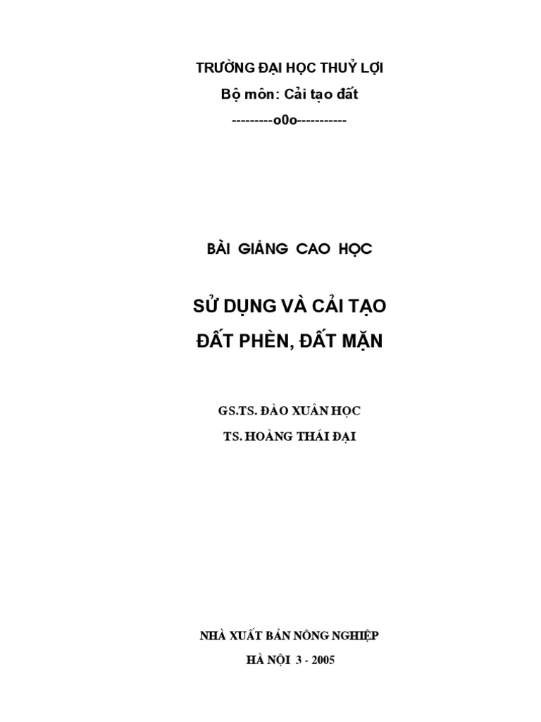 Cai Tao Dat Phen | PDF