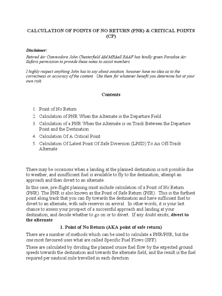 Calculation of PNR | PDF | Flight | Wound