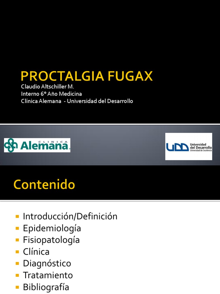 Proctalgia Fugax | PDF | Síndrome del intestino irritable ...